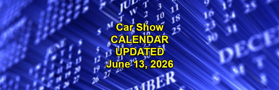 Printable Car Show Calendar - Dude Walker's Car Show Calendar